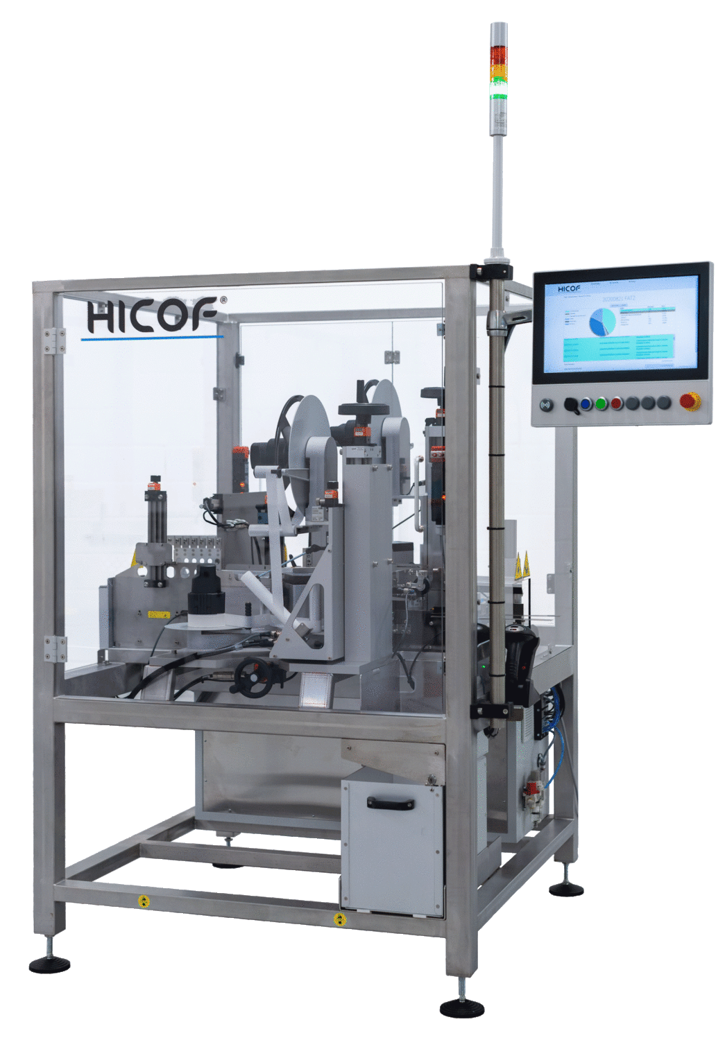 Serialization Machine with Tamper Evident Labeling - Hicof